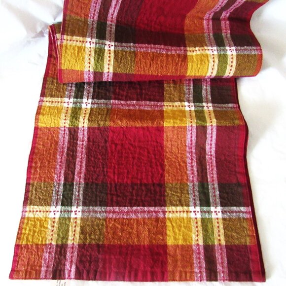 Kitchen | Red White And Yellow Table Runner 13 X 72 New | Poshmark